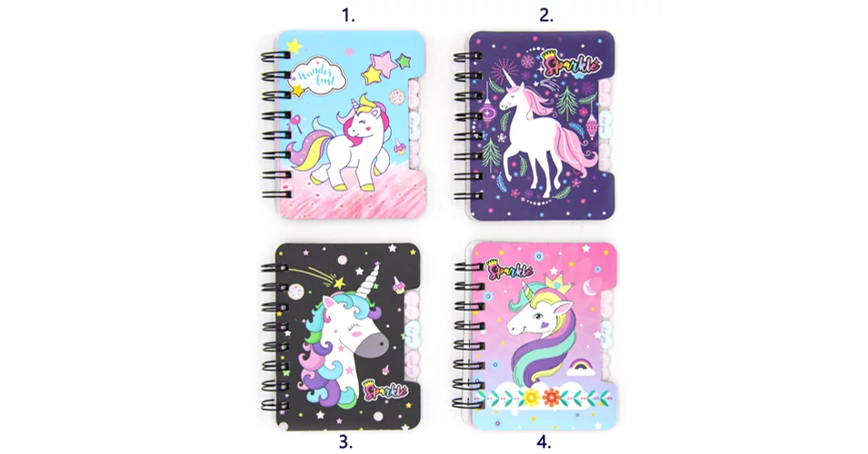 NOTESZ MINI UNIKORNISOS 20/320 12x9 cm 4 FÉLE - Notesz - Euro Souvenirs ...